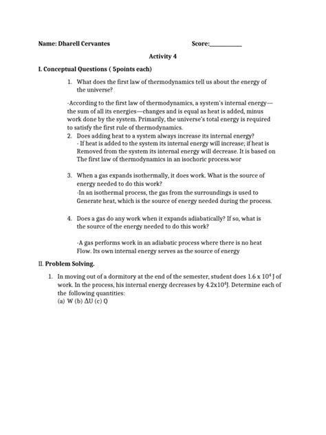 Activity 4 Physics Pdf Science And Mathematics