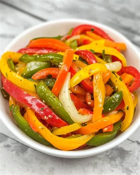 Roasted Pepper Salad Easy Dine Recipes