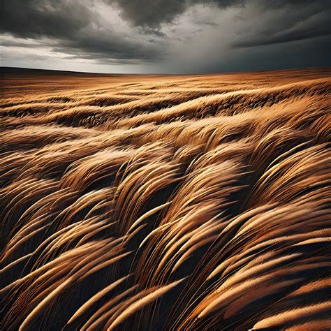 An Endless Plain Of Tall Grasses Bending By Mythicloom On Deviantart