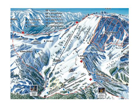 Kirkwood Ski Resort Trail Map California Ski Resort Maps