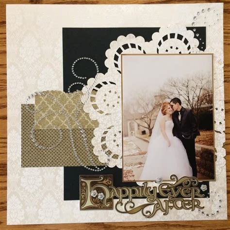 Wedding Scrapbook Page Layout Ideas