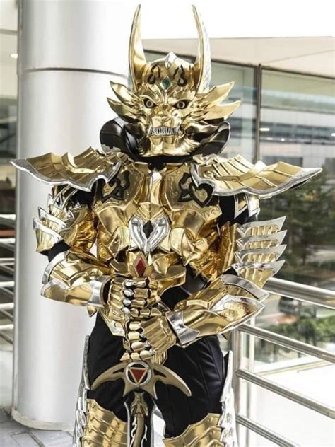Golden Knight Garo Heroes Wearable Costume For Cosplay Etsy