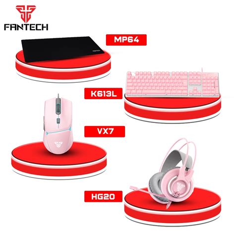 Fantech Bundle 4in1 Gaming Keyboard Mouse Pad Headphones Mouse Pad K613lvx7hg20mp64