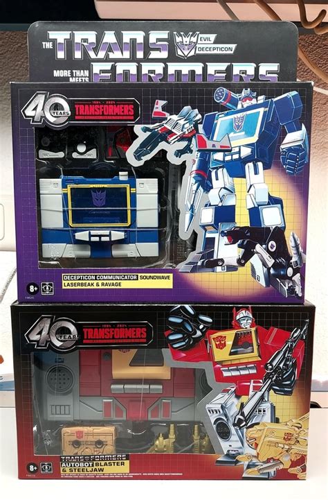My Pre Order 40th Anniversary G1 Reissue Soundwave And Blaster Arrived