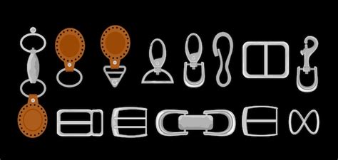 Metal Buckles Vectors And Illustrations For Free Download