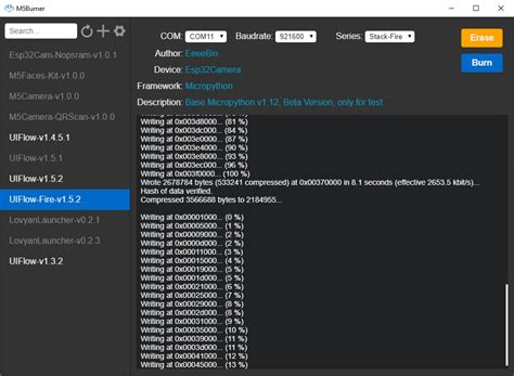 M Stack Установка программного обеспечения для работы с MicroPython