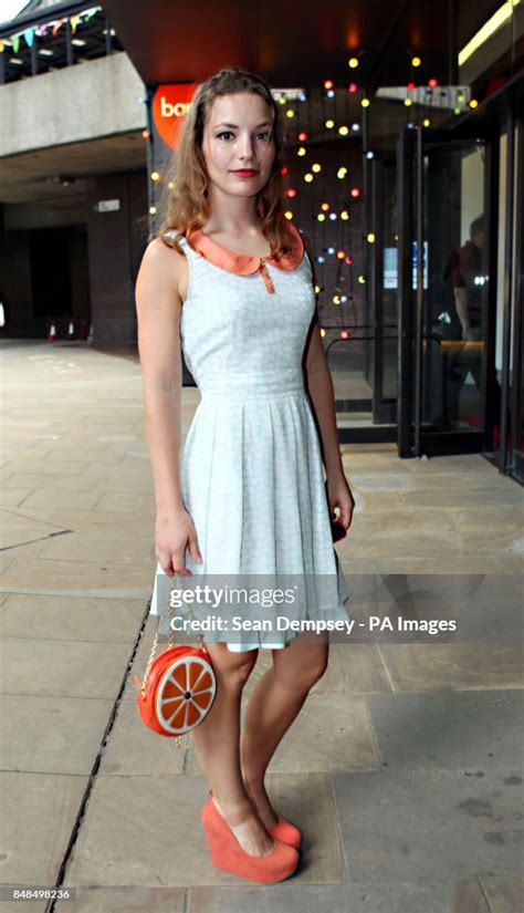 Actress Perdita Weeks Arriving At The Barbican In Central London For