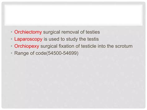 Reproductive System Cpt Coding Pptx