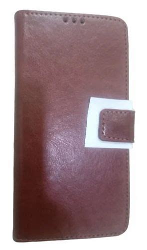 Leather Brown Redmi Note S Mobile Flip Cover At Rs In New Delhi Id