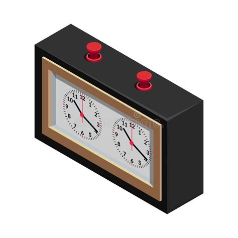 Chess Clock Icon Outline Style Stock Vector Illustration Of Intelligence Speed 79712236