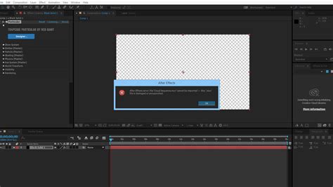 Solved Trapcode Particular After Effects Error File Cl Adobe Product Community 9985157