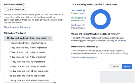 How To Choose The Right Facebook Attribution Model Social Media Examiner