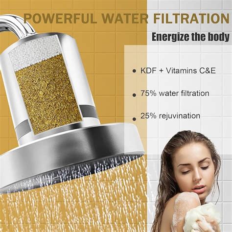 6 8 Month Replacement Filter Replacement Shower Head Filter Cartridge