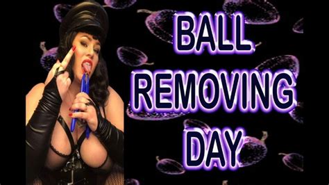 Divinemissdeviant Ball Removing Day Manyvids