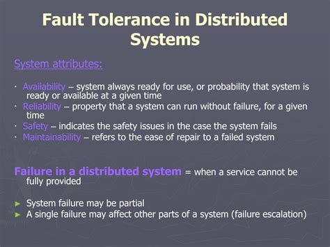 PPT Fault Tolerance In Distributed Systems Naim Aksu PowerPoint Presentation ID