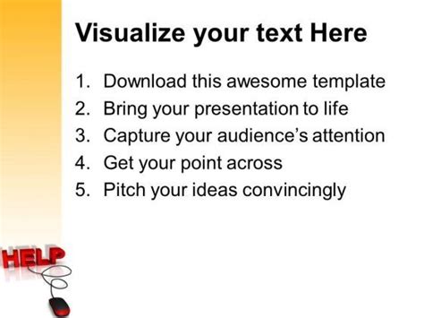 Help With Computer Mouse Powerpoint Templates And Powerpoint Themes 1012