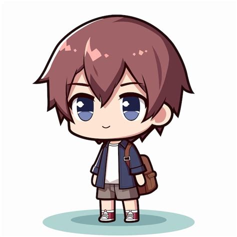 Anime Chibi Character Premium Ai Generated Vector