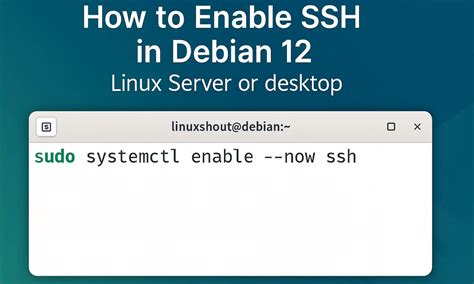 How To Enable Ssh In Debian 12 Linux Server Or Desktop