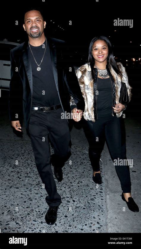 Mike Epps And Mechelle Epps Arrive At The Comedy Store On Sunset