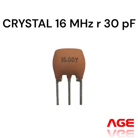 Crystal 16 Mhz R 30 Pf Agebkk จำหน่ายและนำเข้า Arduino Board Sensor Module Iot Node Mcu Motor