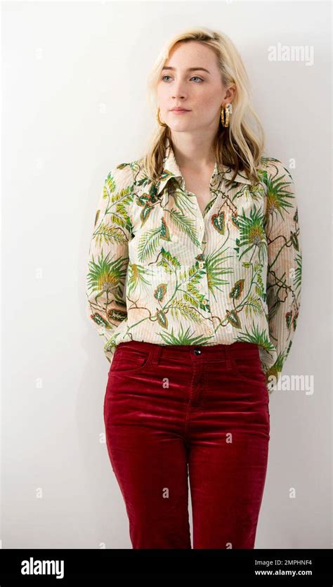 Saoirse Ronan Poses For A Portrait To Promote Lady Bird On Tuesday