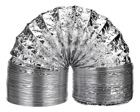 Duto Aluminizado Instalação Fácil Flexível Coifa 100mm 1 M Mercadolivre