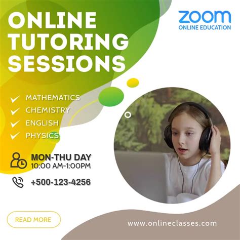 Online Classes Social Media Post Template Postermywall