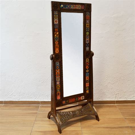 Espejo Pedestal Lámina Y Talavera El Dorado Galeria