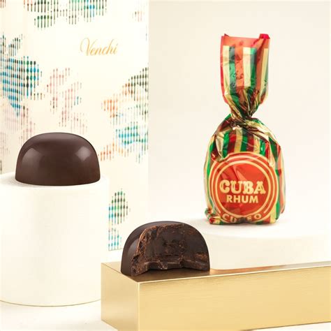 Venchi Dark Chocolate Cuba Rhum Venchi Fine Italian Chocolate