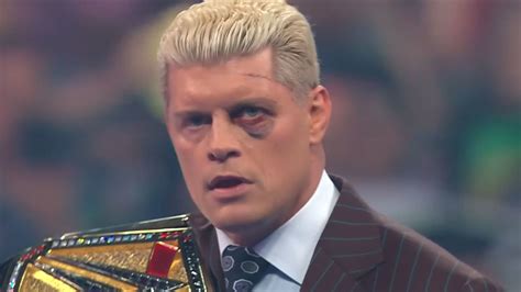 Cody Rhodes Conserve Son Titre à Wrestlemania Face à Randy Orton Sur