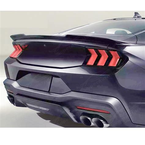 Fits 2024 2025 Ford Mustang S650 Rear Trunk Lip Spoiler Wing Decklid S