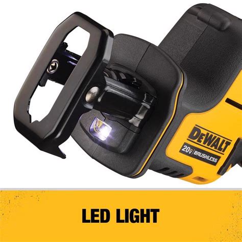 Dewalt 20v Max Atomic Cordless Brushless One Handed Reciprocating Saw