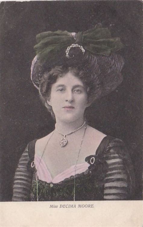 English Singer And Actress Miss Decima Moore 1908 Other Unsorted Postcard Hippostcard