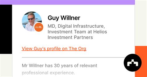 Guy Willner Md Digital Infrastructure Investment Team At Helios Investment Partners The Org