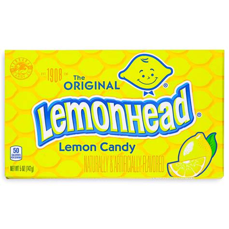Lemonhead Original Lemon Candy Theatre Pack Retro Candy