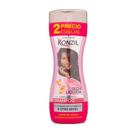 Shampoo Y Acondicionador Konzil Seda Liquida Provit B5 X 340ml