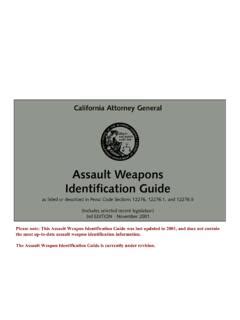 Assault Weapon Identification Guide Attorney General Of Assault