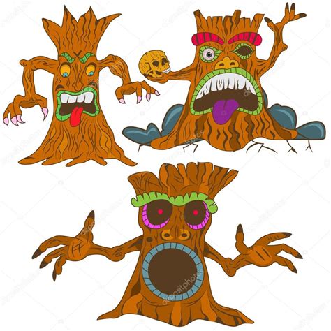 Scary Trees Stock Illustration By ©stiven 81851476