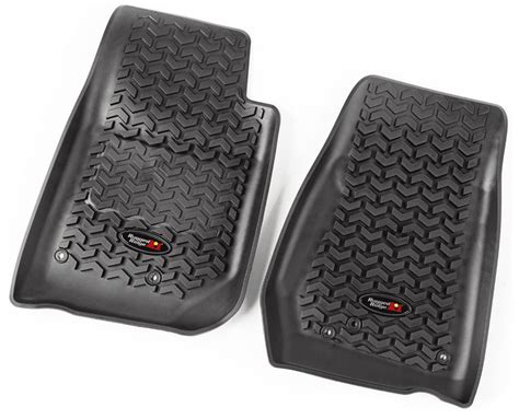 1292003 Front Floor Liners Black 07 18 Jeep Wrangler Jk Midwest