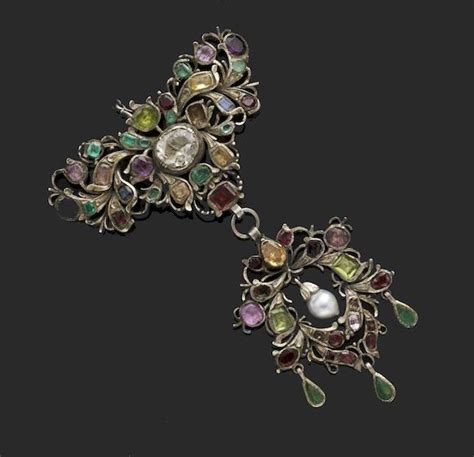 Bonhams A Late 18th Early 19th Century Vari Gem Set Pendant