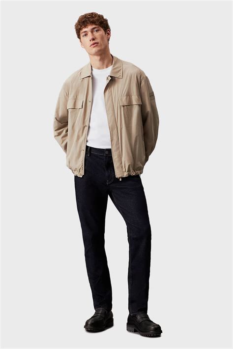 Мужская бежевая ветровка PACKABLE SUMMER BLOUSON Calvin Klein ...