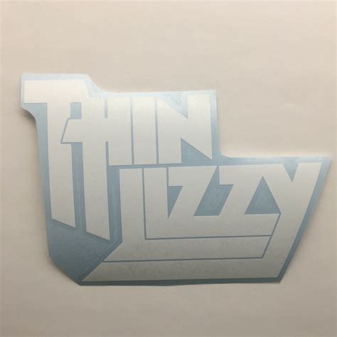 Thin Lizzy Logo Die Cut Vinyl Sticker Classic Punk Hard Rock Roll Metal