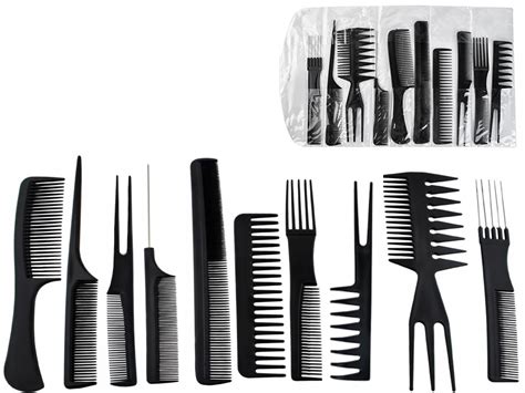 Frizieru Matu ķemmes Komplekts 10 Gab V7