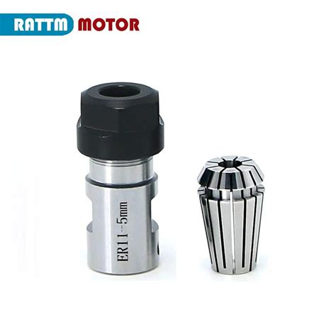 Er11 3mm 4mm 5mm 6mm 8mm Spindle Motor Collet Extension Rod With Er11 Collet Chuck For Cnc