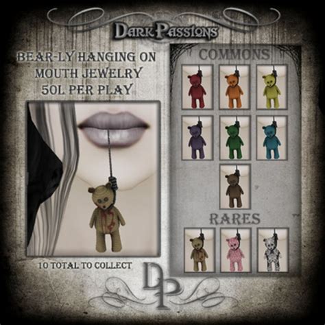 Second Life Marketplace Dark Passions Bear Ly Hangin On Brown