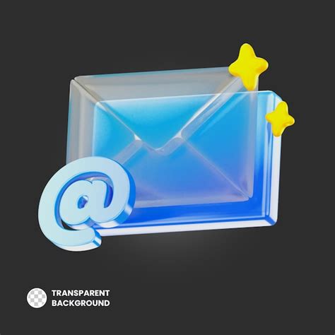Premium Psd Email 3d User Interface Icon