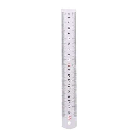 Regle Equerrerègle à Double échelle En Alliage Daluminium20cm8