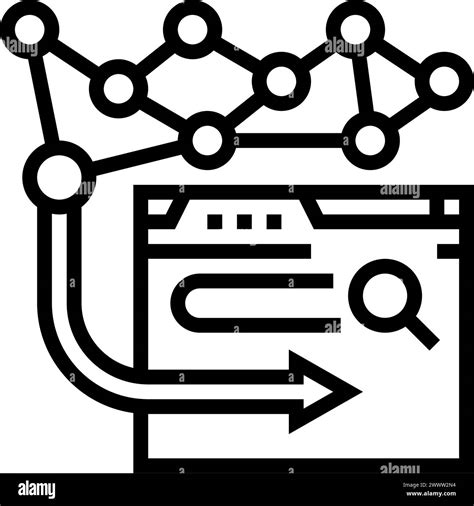 Web 2 0 Seo Line Icon Vector Illustration Stock Vector Image And Art Alamy
