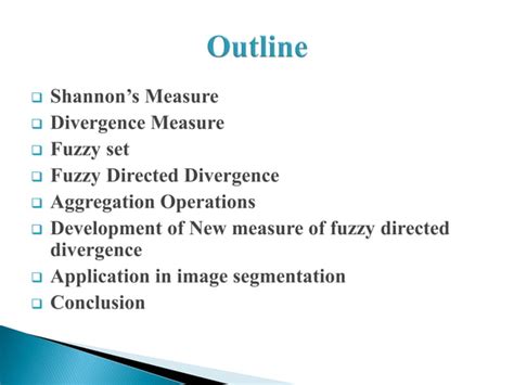 fuzzy directed divergence and image segmentation pdf