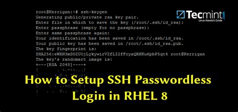 How To Setup Ssh Passwordless Login In Rhel